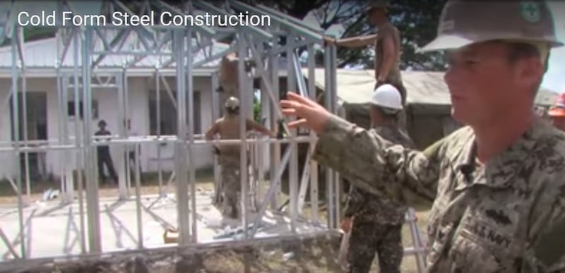 US Navy Finds Gains using FRAMECAD Mobile Factory