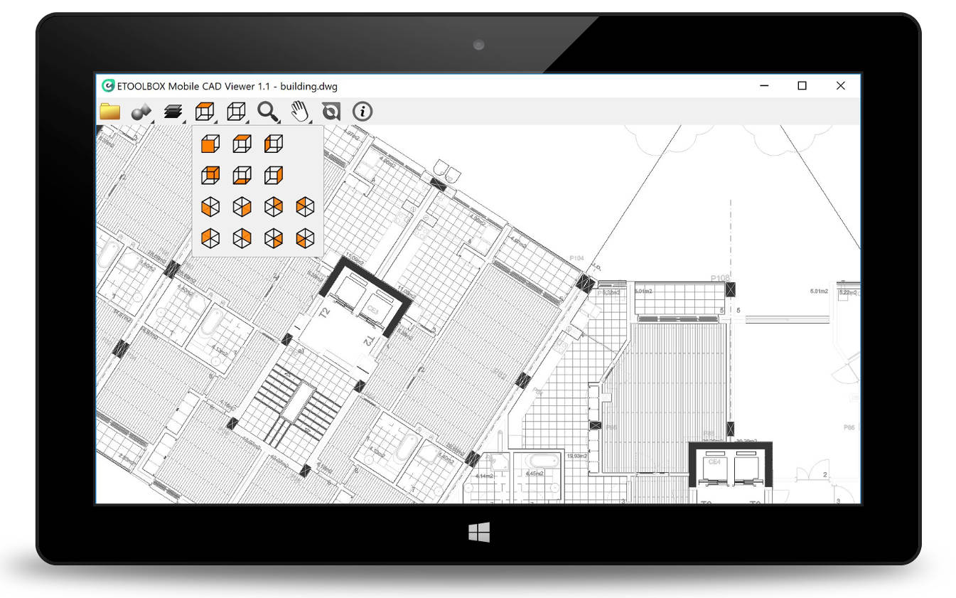 Free ETOOLBOX Mobile CAD Viewer Released for Windows Desktops