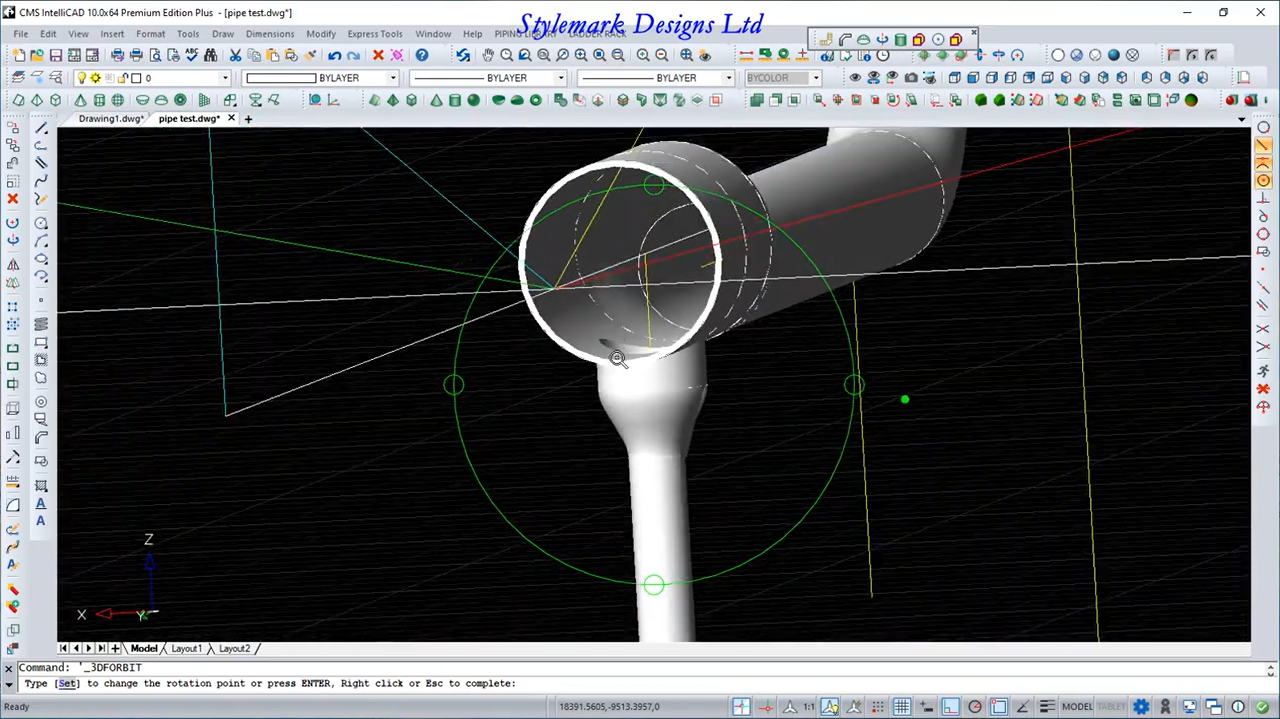 New Pipe Design Add-on for CMS IntelliCAD from Stylemark Designs