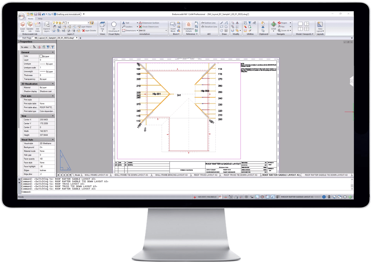 BlueScope Steel and ENDUROCADD Steel Frame Design