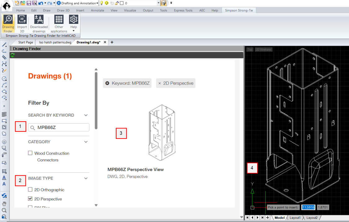 New Plugin Available: Simpson Strong-Tie Drawing Finder for IntelliCAD