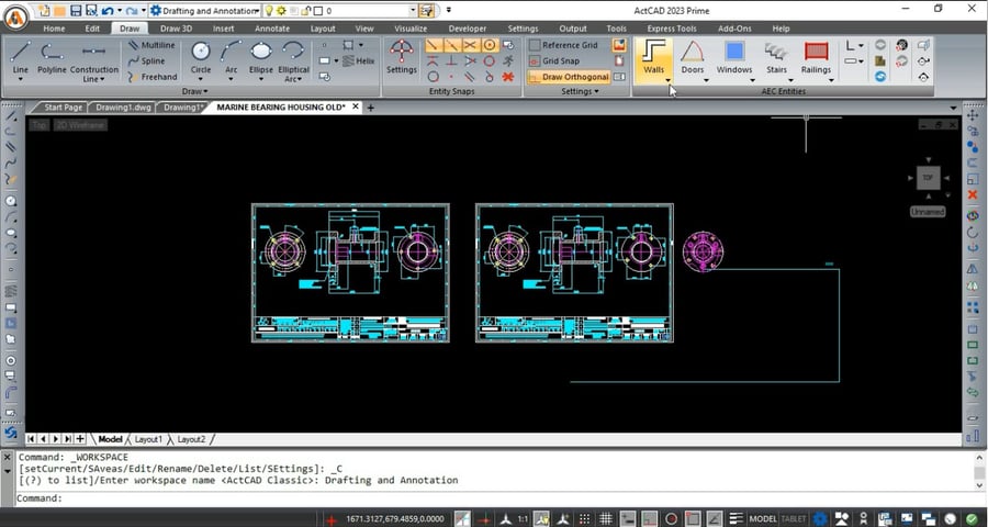 Get ActCAD 2023 with the Latest IntelliCAD 11.1 Engine