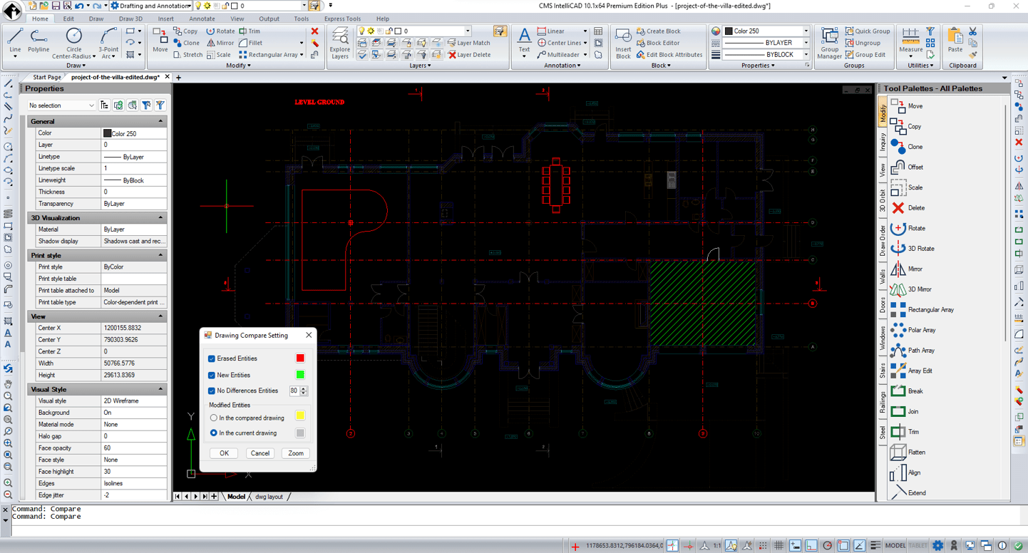 Updated CMS IntelliCAD 10.1 Includes .dwg File Comparisons