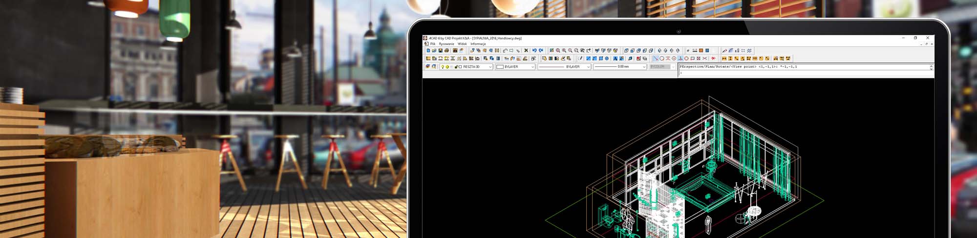 CAD Projekt K&A Uses IntelliCAD for interior design and visualization.