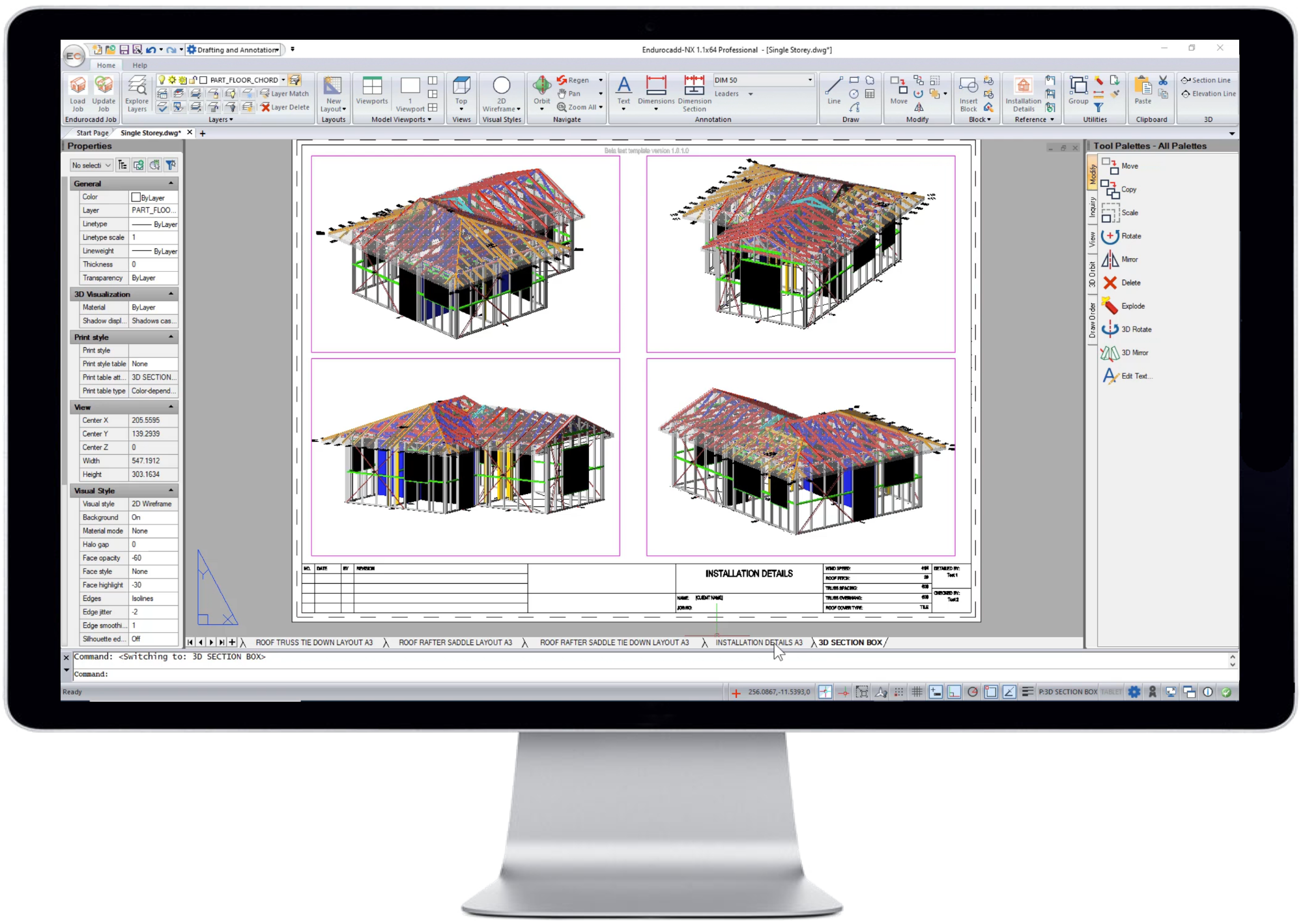 BlueScope Steel and ENDUROCADD Steel Frame Design